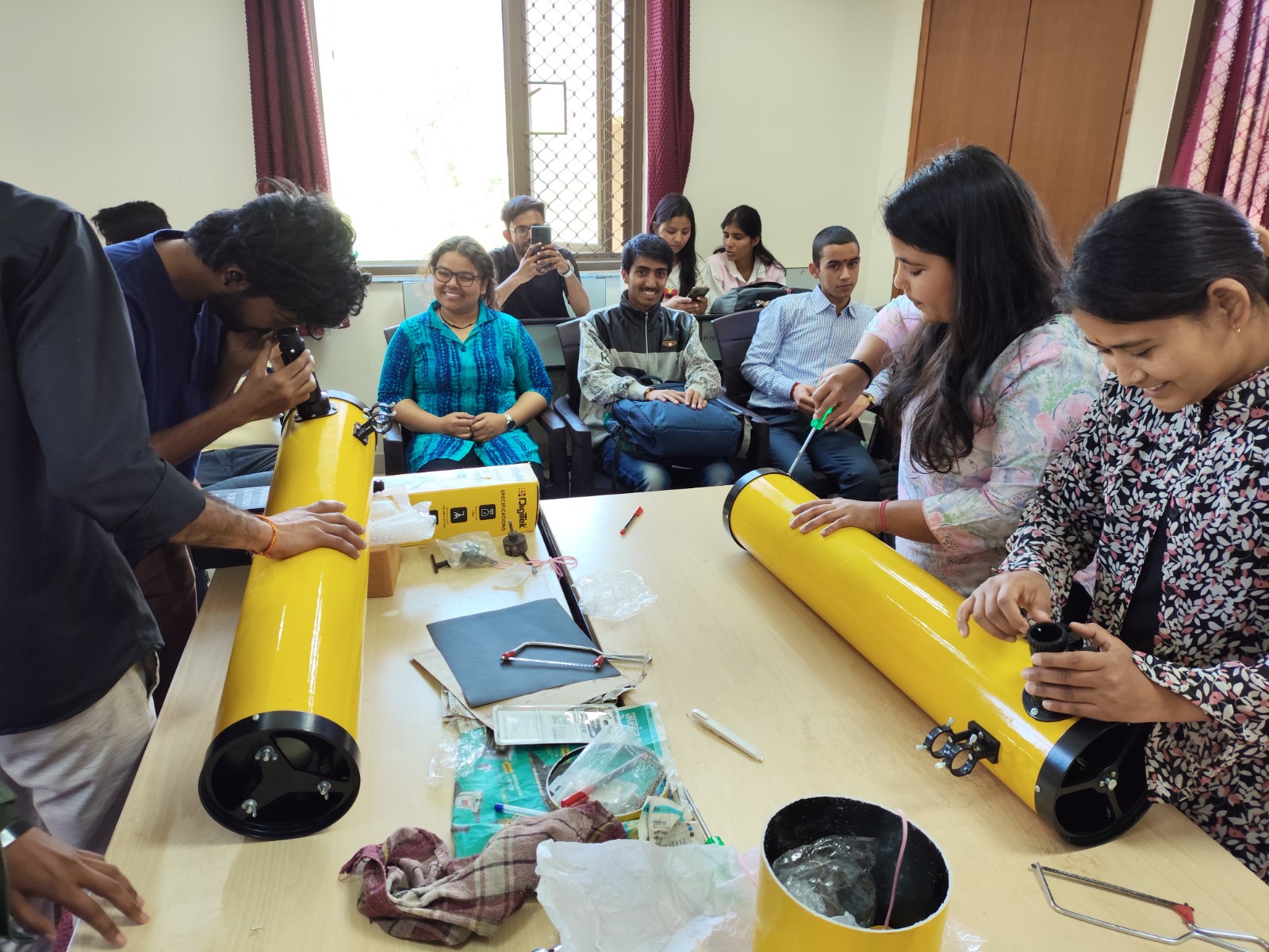 Workshop on Telescope Making | Hemvati Nandan Bahuguna Garhwal University
